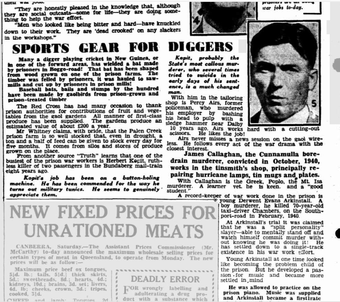 Queensland Corrective Services | The ‘Doomed Legion’ who ‘merely wanted ...